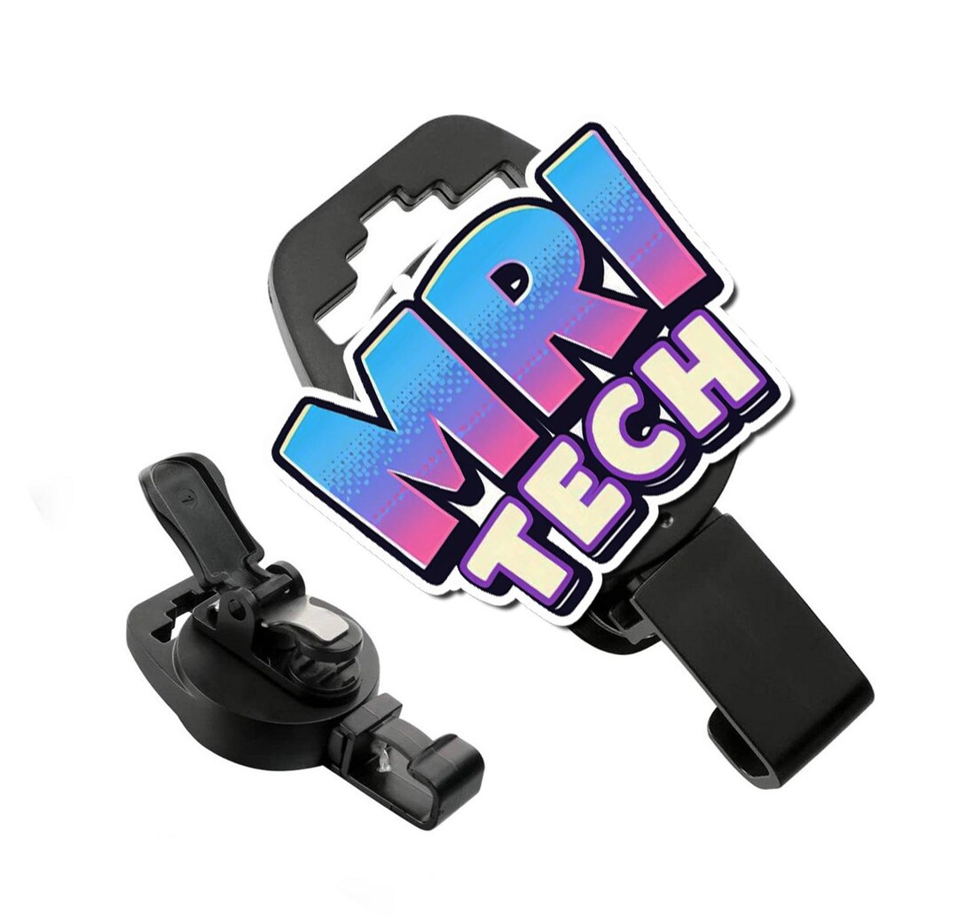 MRI Safe Badge Holder - MRI Tech Bubble Letters Acrylic, Retractable ...