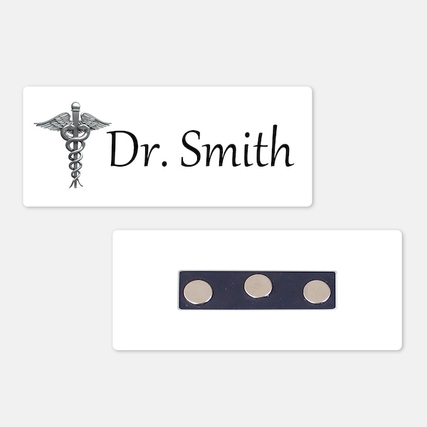Doctor Name Tag - Etsy