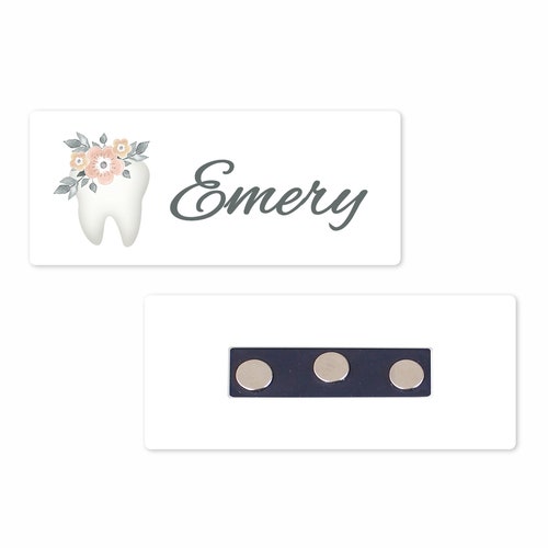 Dental Name Badge Name Tag Personalized Custom ID Tag - Etsy