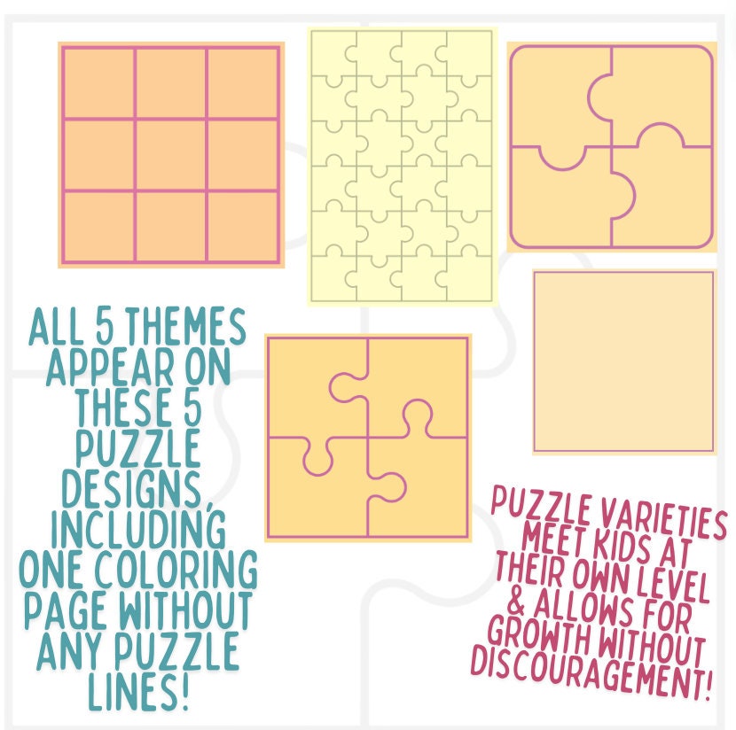 Mega Bundle: Kids Printable Summer Fun Coloring Pages & Puzzles ...