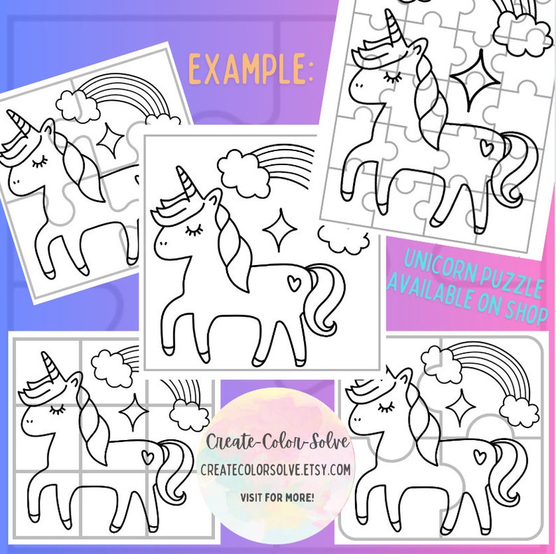 Mega Bundle: Kids Printable Summer Fun Coloring Pages & Puzzles ...