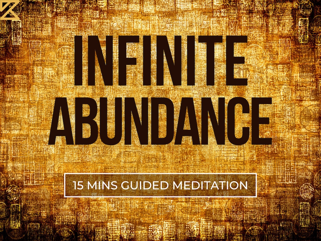 INFINITE ABUNDANCE - 15 Mins Guided Meditation - Etsy
