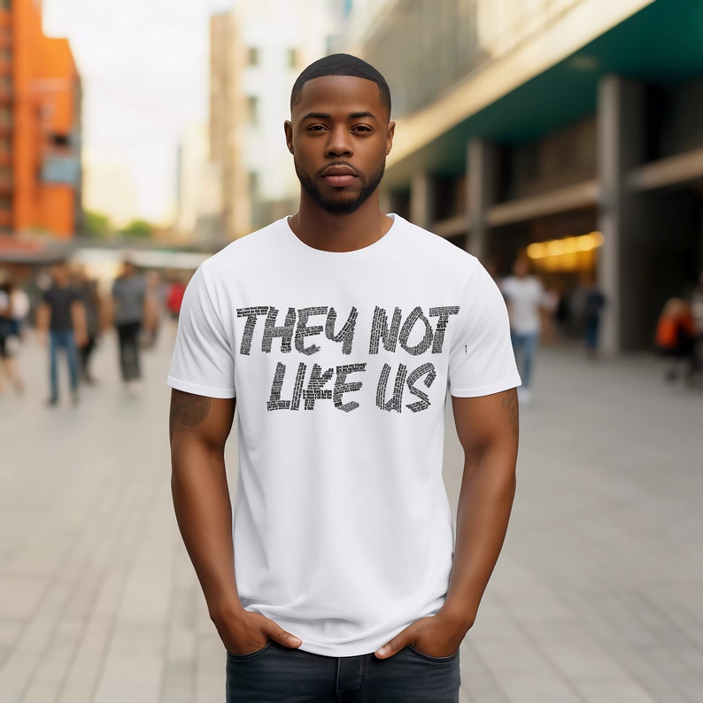 They Not Like Us Shirt They Not Like Us Lyric Shirt Hip Hop Merch - Etsy