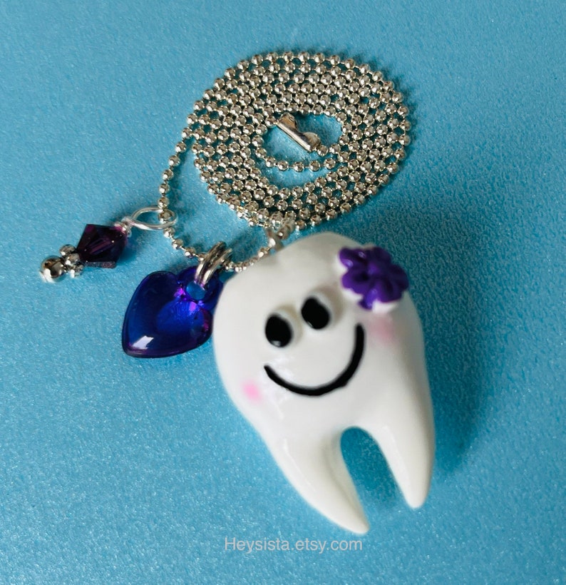Tooth Fairy Necklace Tooth Fairy Gift Tooth Fairy Dentist - Etsy