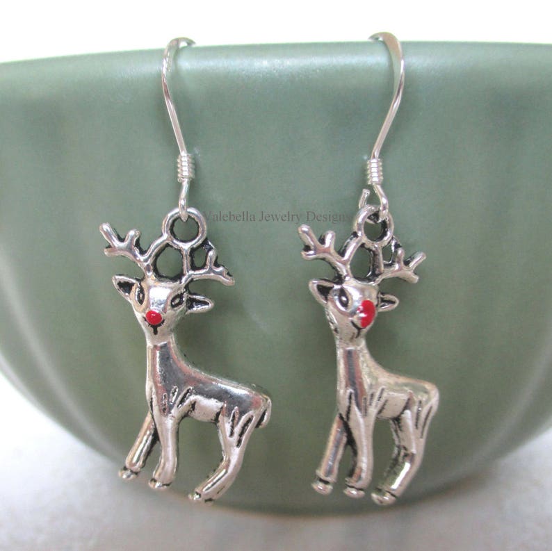 Necklace Rudolph the Red Nosed Reindeer Necklace Christmas - Etsy