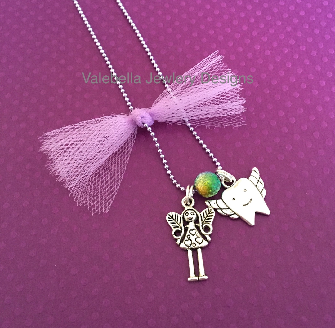 Necklace, Tooth Fairy, Tooth Fairy Necklace, Tooth Fair Gift, Tooth ...