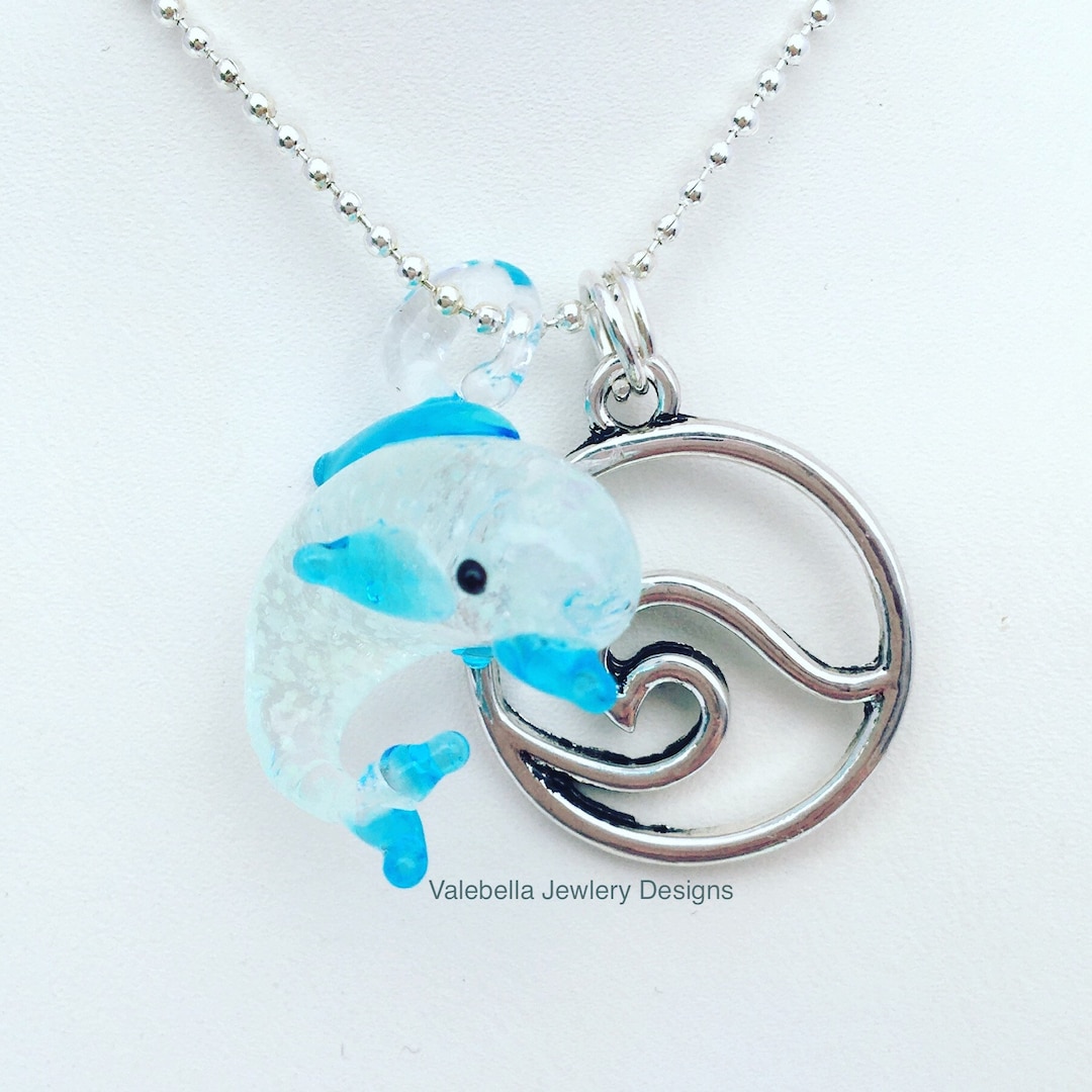 Necklace, 3D, Dolphin, Glow in the Dark Necklace, Dolphin Necklace ...