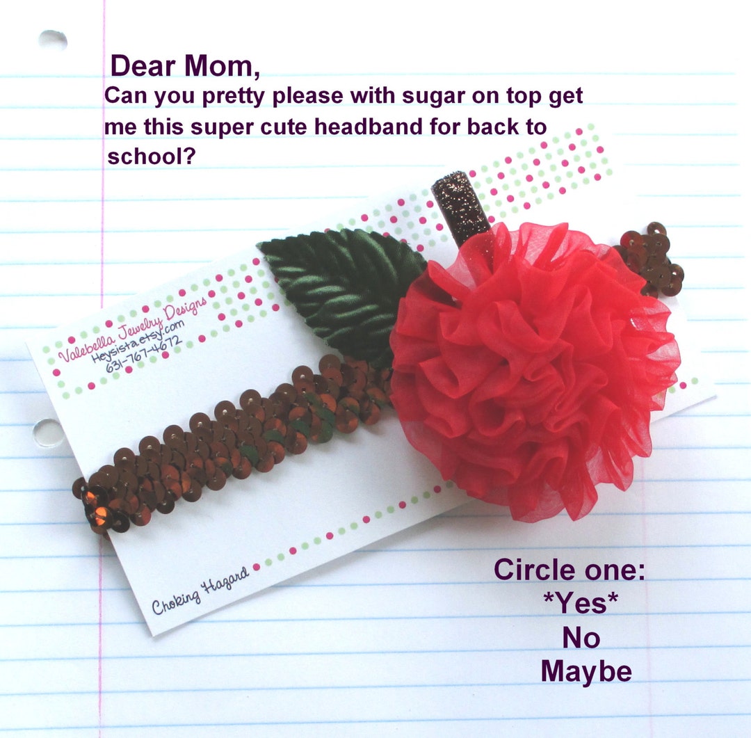 First Day of School, Headband, 1st Day, Kindergarten, Hair Accessories ...