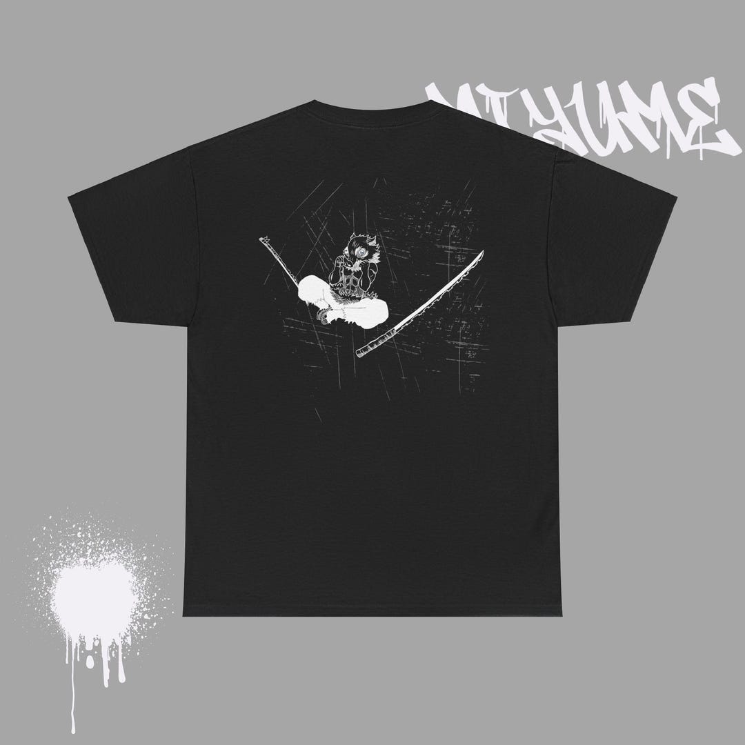 Demon Anime T-shirt, Cool Japanese Manga Graphic Tee, Unisex Cotton Top ...