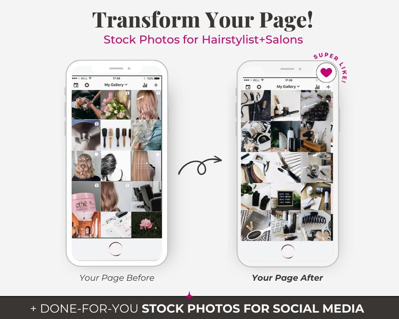 Hairstylist Photos for Instagram | Modern Salon Social Media Content ...