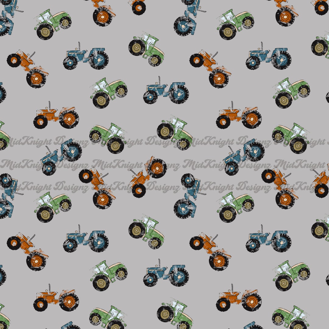 Tractors, Distressed, Pattern, Seamless File - Etsy