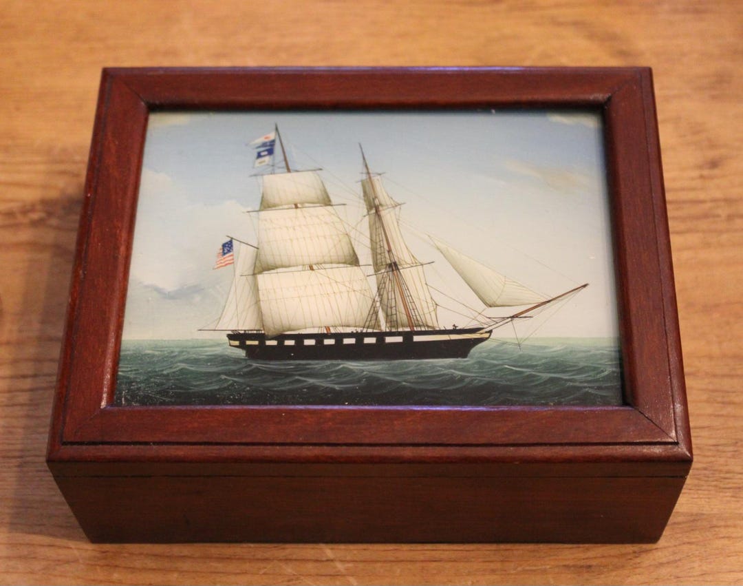 Nautical Wooden Box - Etsy