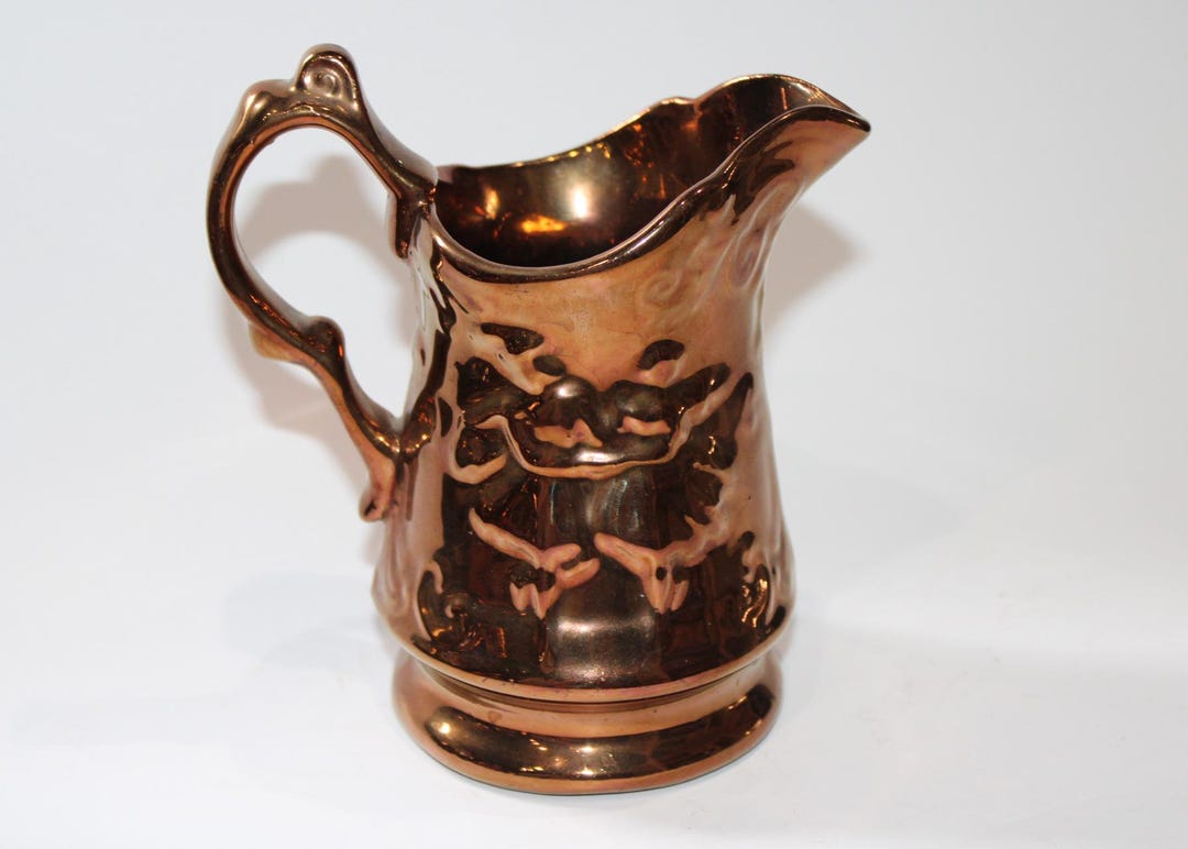 Copper Lustreware Pitcher/ Jug Late 1800's - Etsy