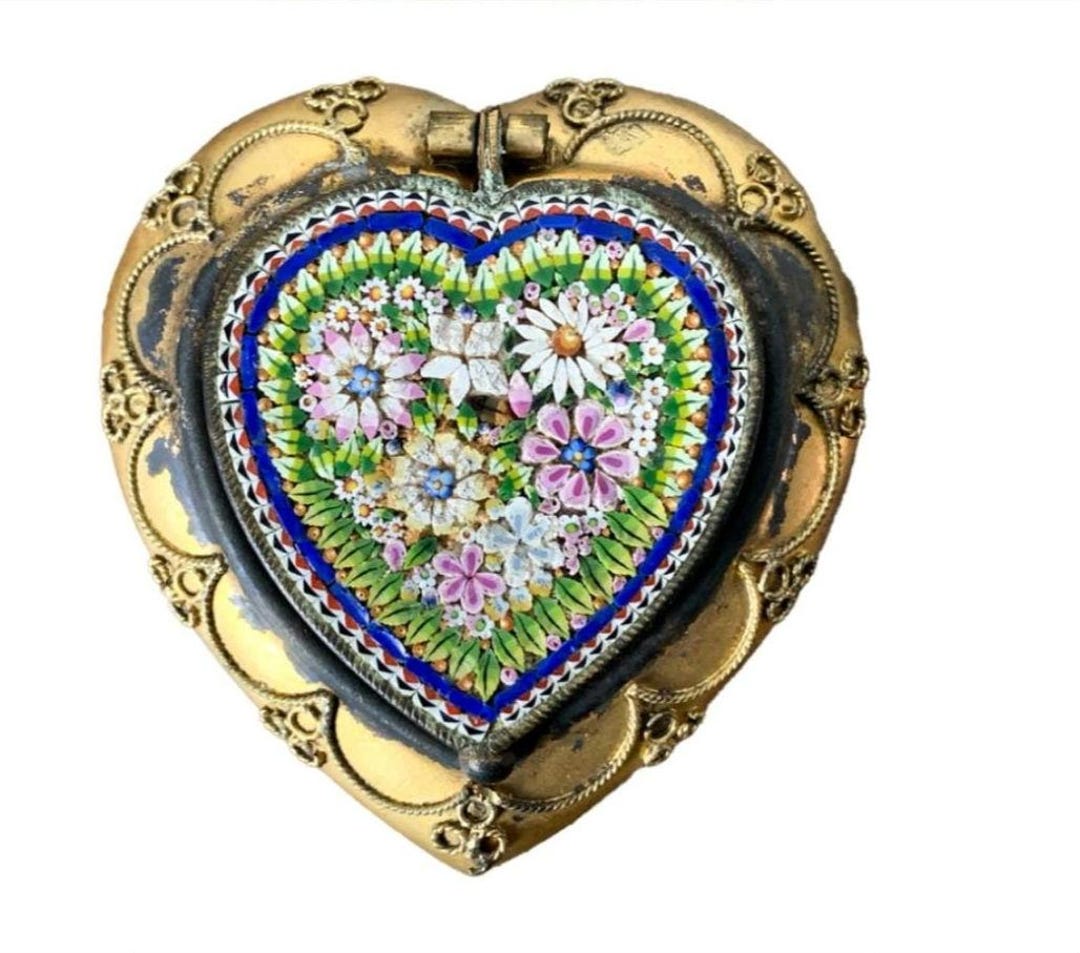 Micro Mosaic Box Late 1800's - Etsy