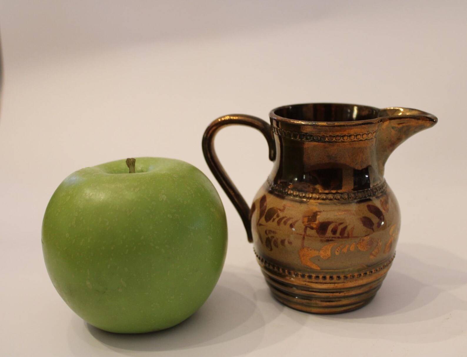 Antique Staffordshire Copper Lustreware Small Pitcher/creamer - Etsy