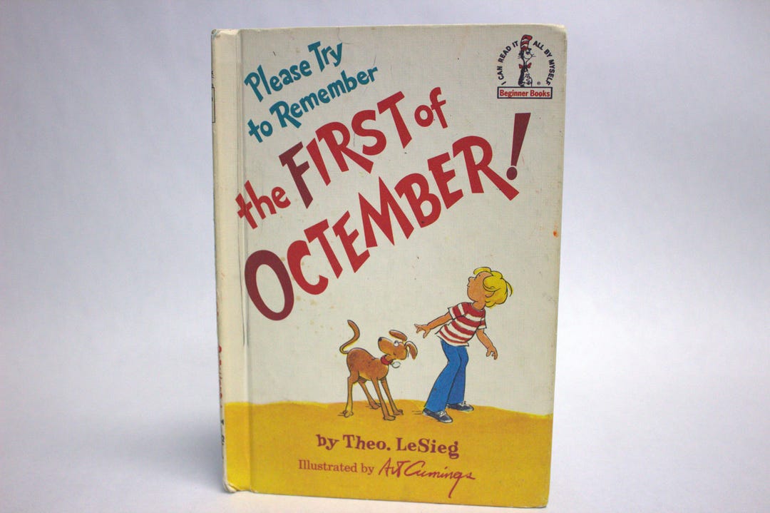 Please Try to Remember the First of Octember- Vintage- Free Shipping ...