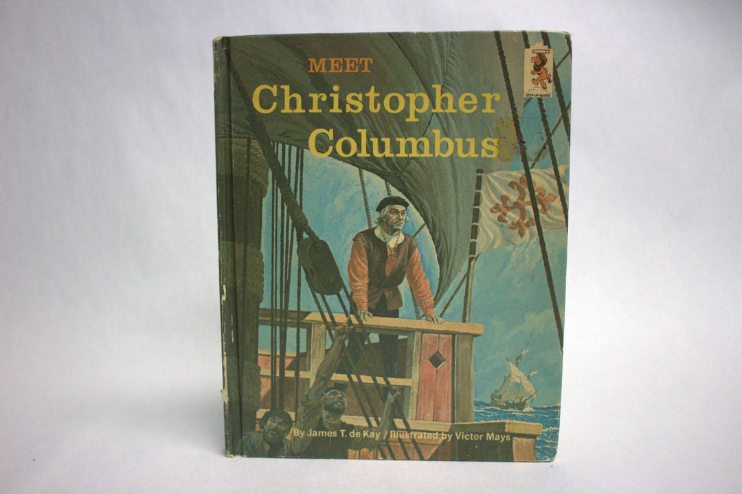 Meet Christopher Columbus - Vintage Book- Free Shipping- Supports ...