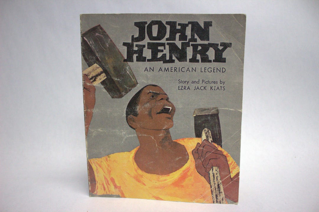 John Henry an American Legend- Vintage Book- Free Shipping- Supports ...