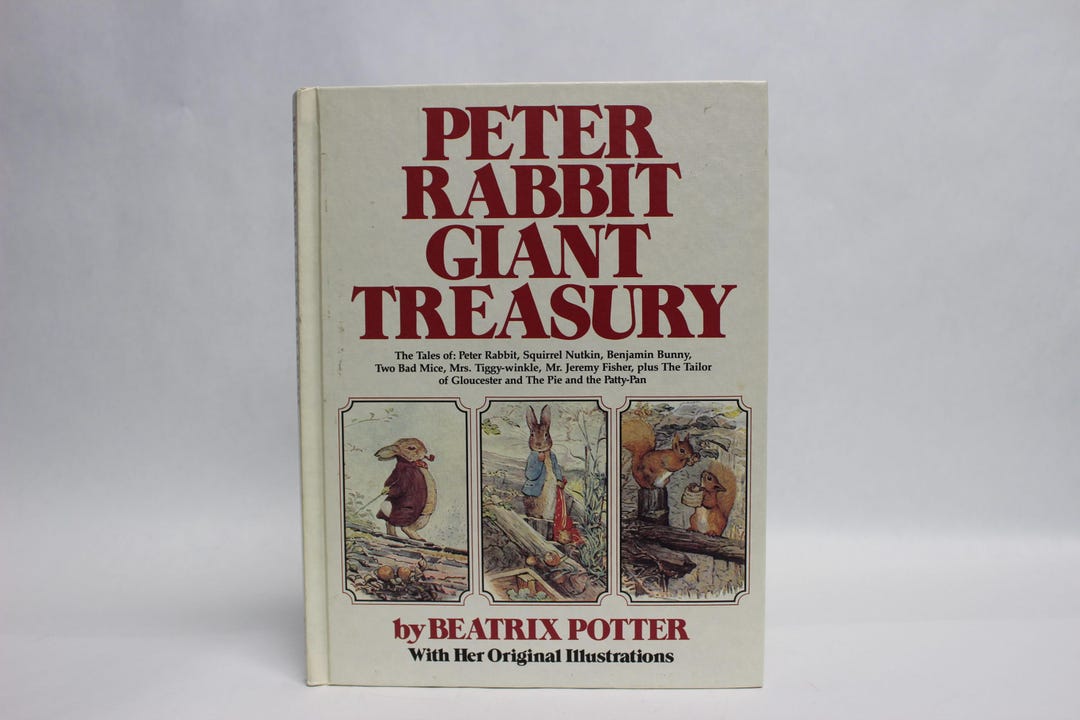 Peter Rabbit Giant Treasury- Vintage Book- Free Shipping- Supports ...