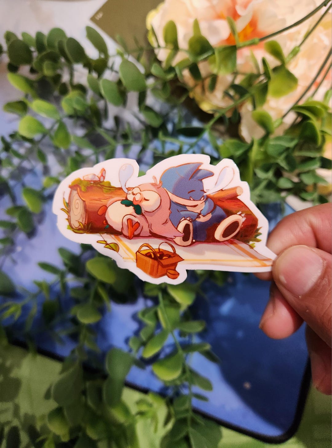 Pokemon Rowlet & Munchlax Nap Time Sticker - Etsy