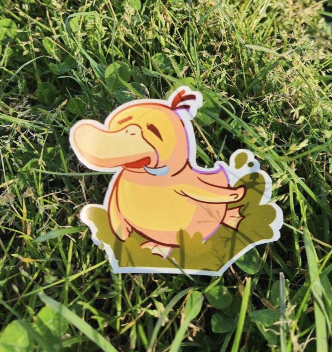 Sleep Walking Psyduck Sticker - Etsy