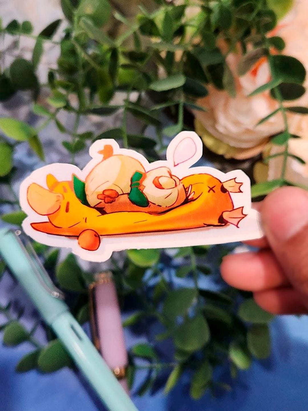 Pokemon Sleeping Rowlet Sticker - Etsy