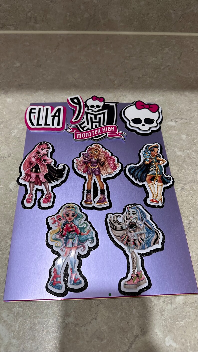 Monster High Cake Topper - Etsy UK