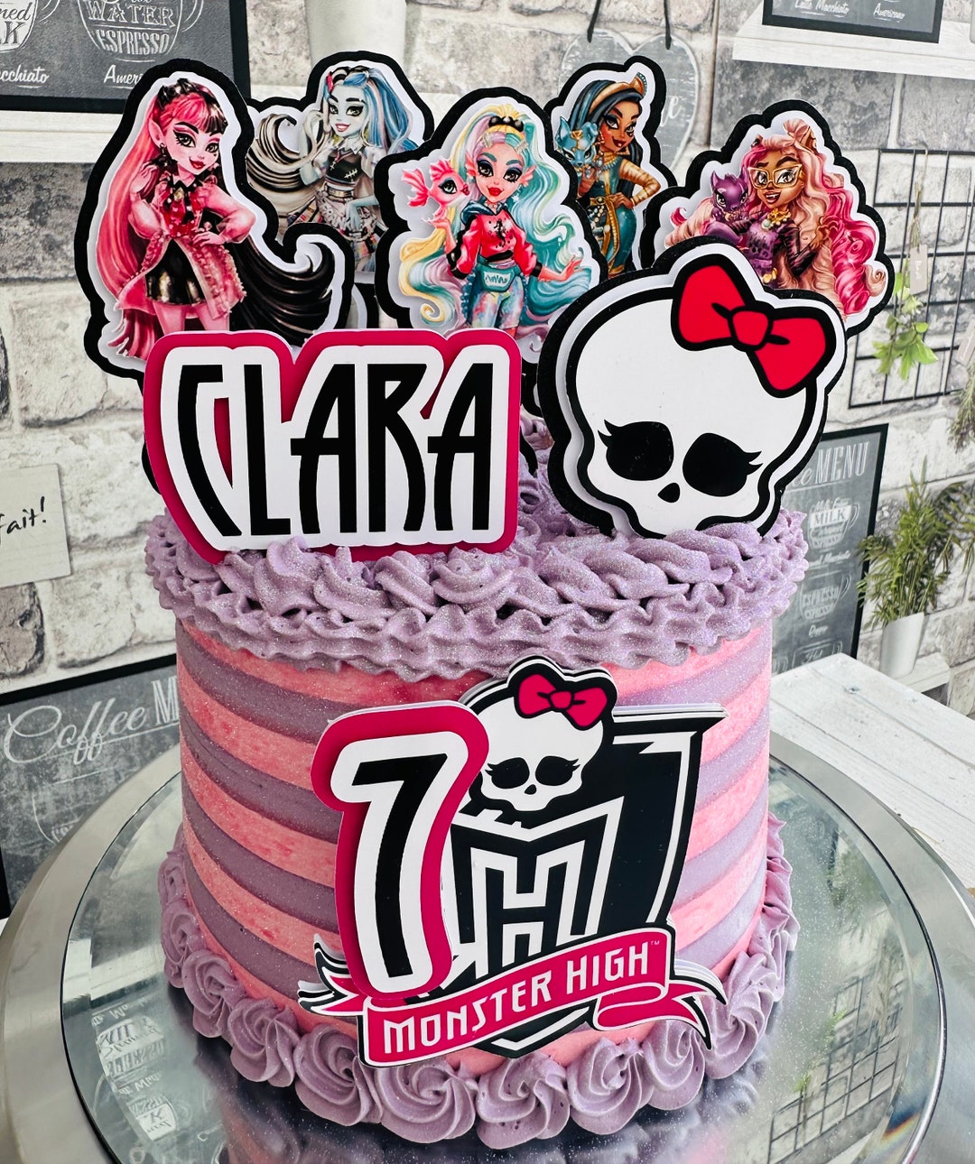 Monster High Cake Topper - Etsy