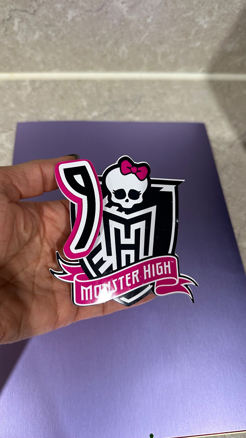 Monster High Cake Topper - Etsy UK