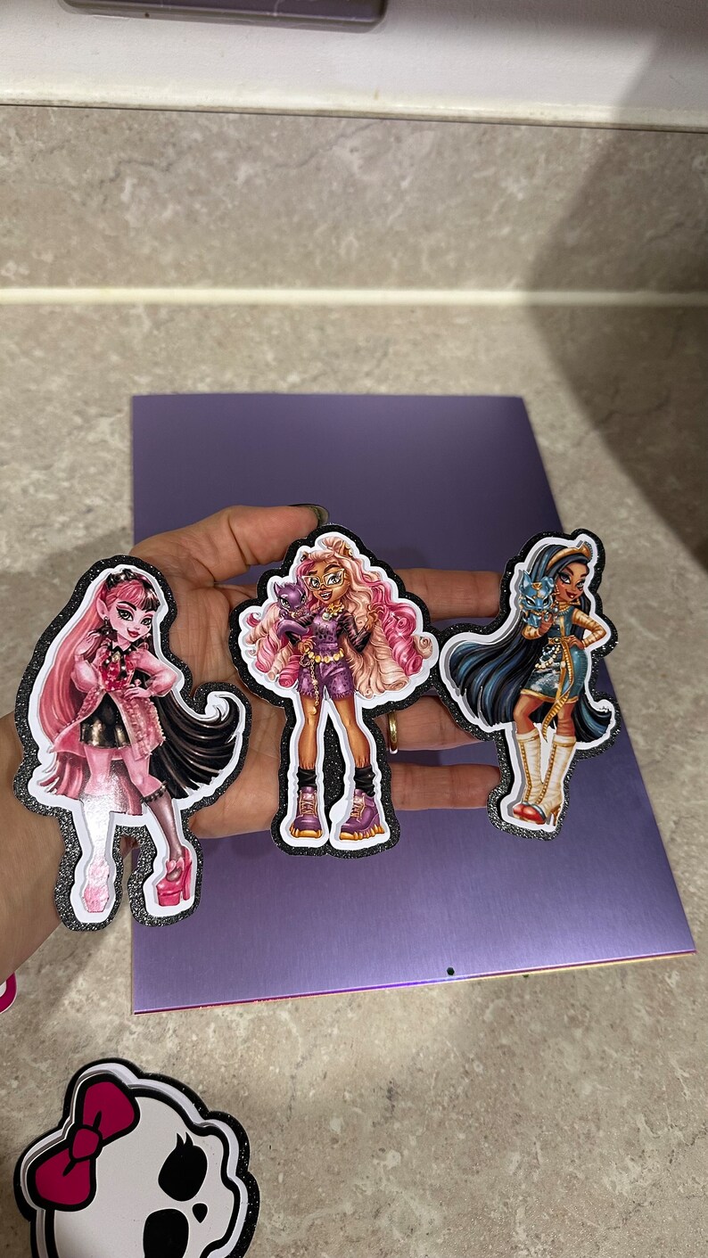 Monster High Cake Topper - Etsy UK