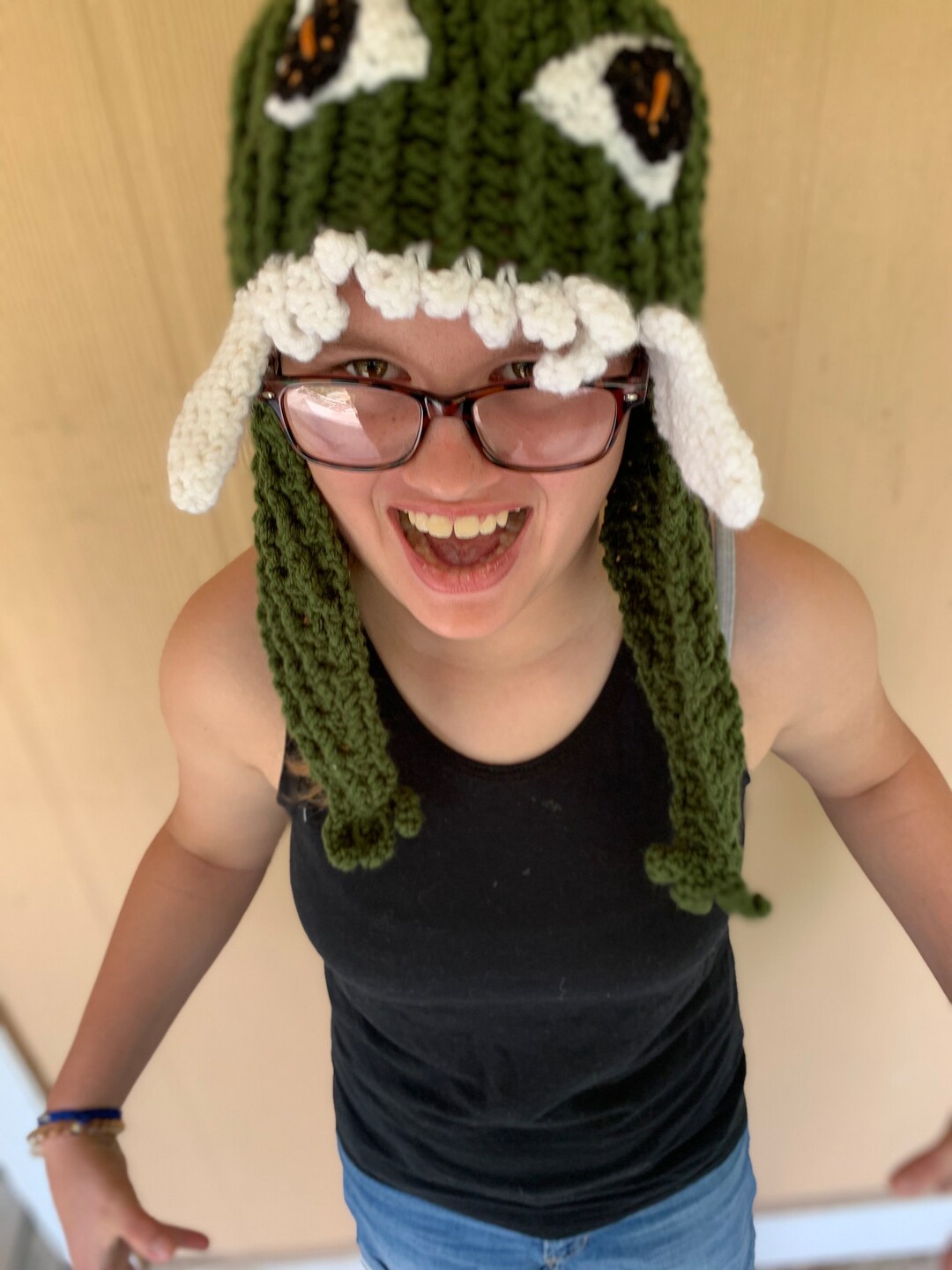 Godzilla Dinosaur Trapper Hat / Snake Earflap Winter Hat - Etsy