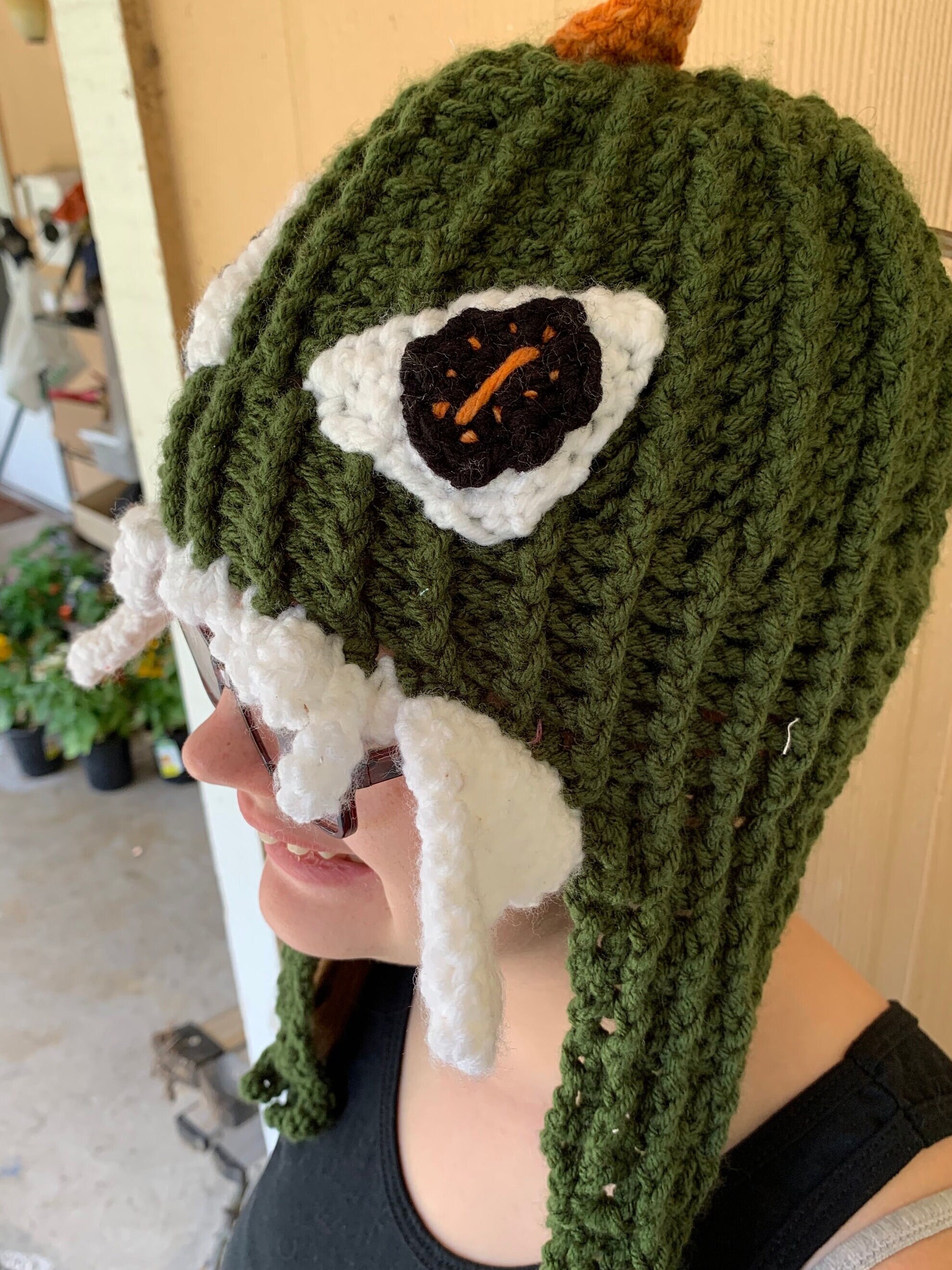 Godzilla Dinosaur Trapper Hat / Snake Earflap Winter Hat - Etsy