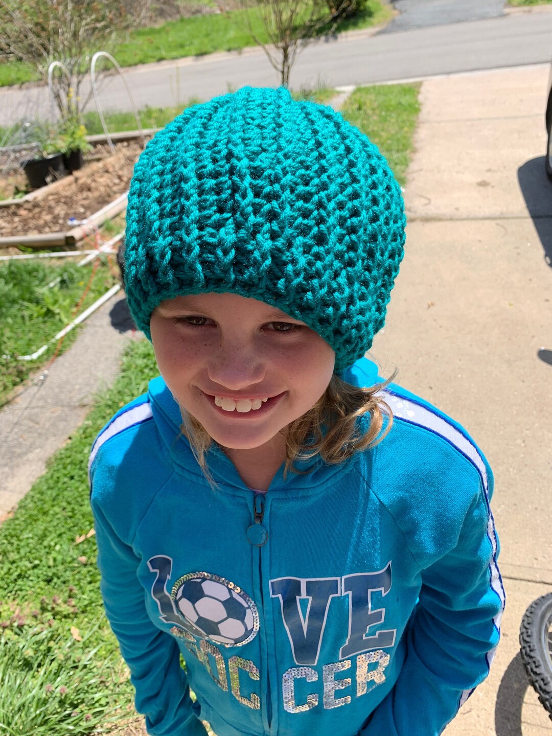Emerald Green/teal Stocking Cap / Winter Beanie - Etsy