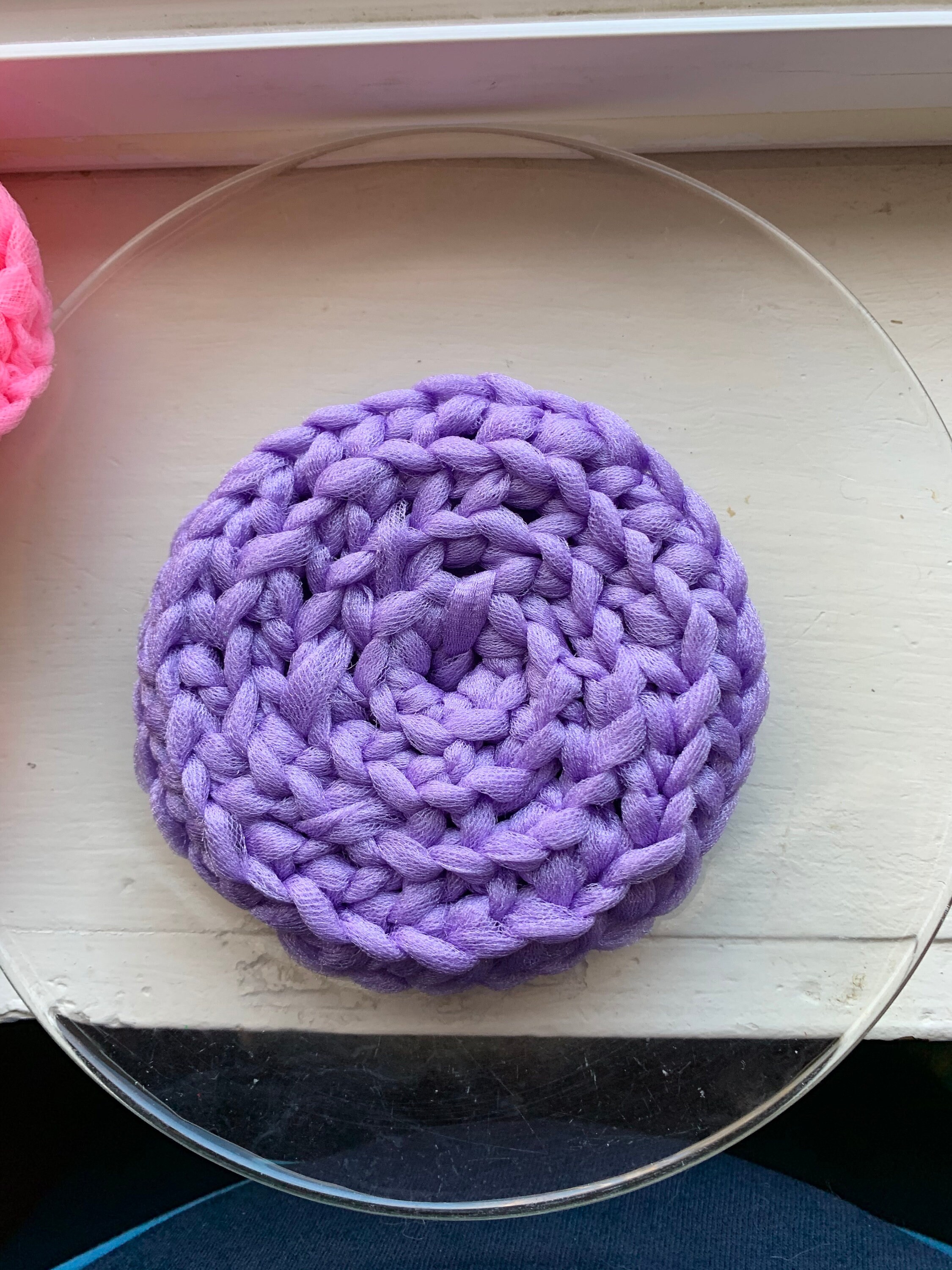 Round Tulle Kitchen Scrubbies/scratch Pads (set of 2) - Etsy