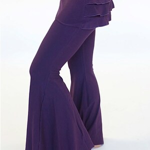 Womens Ruffle Pants With Attached Ruffle Skirt, BUSTLE PANTS, Burning ...