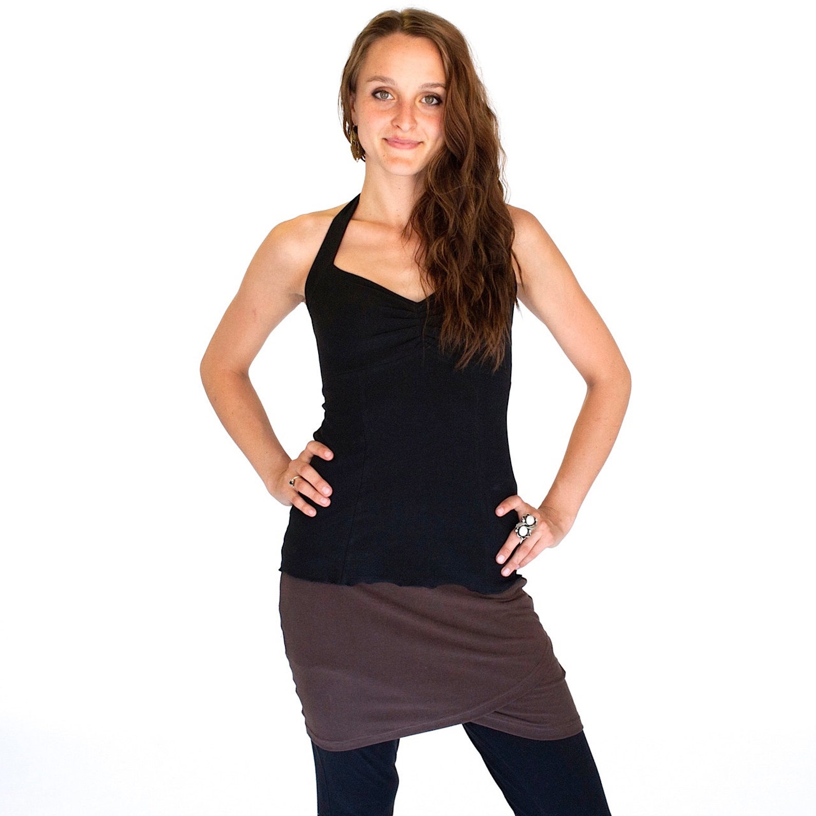 Tulip Mini Skirt - Crossover Dance Coverup, Yoga Wear - Etsy