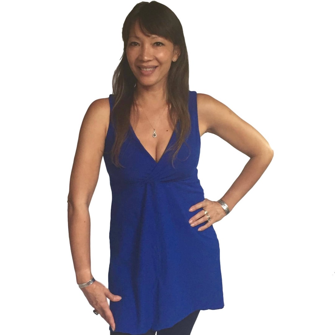 Yoga Tank Top, Tunic, Festival Clothing Top - VENUS TUNIC - Stretch ...