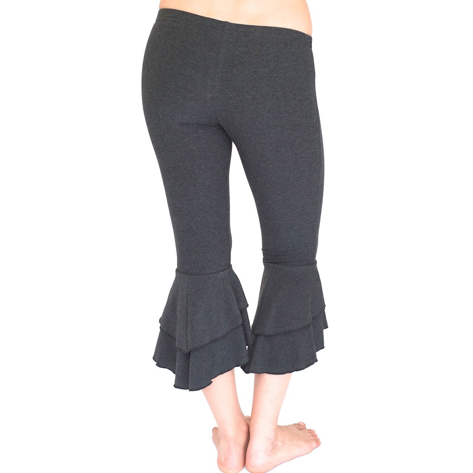 Ruffle Capri Pants / Bloomers Festival Clothing - RUFFLE CAPRIS - Yoga ...