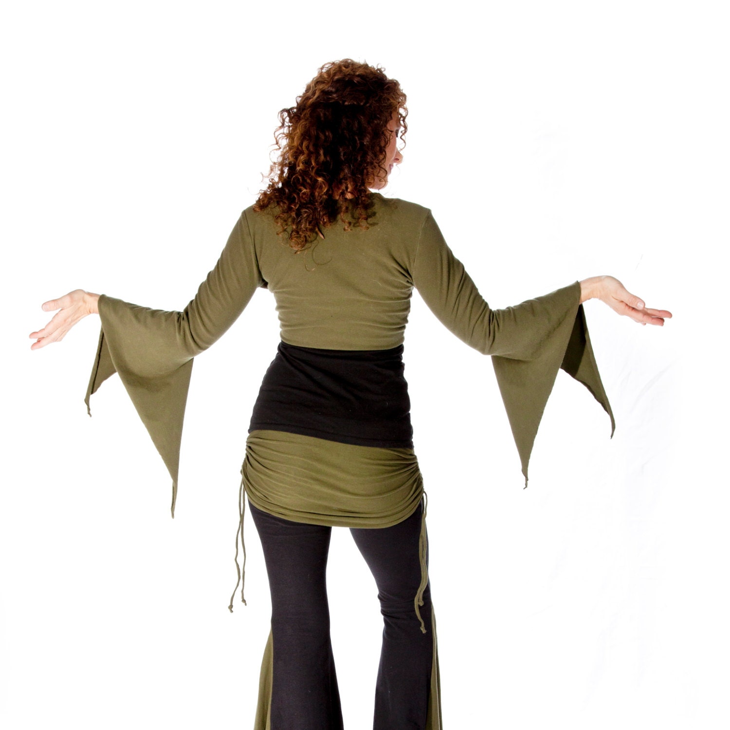 Bellydance and Layering Top WING TOP Wrap Top Dance Wear - Etsy