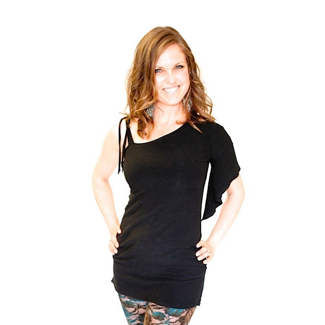 Sexy One Shoulder Yoga Festival Top - SONIA TOP - Burning Man off ...