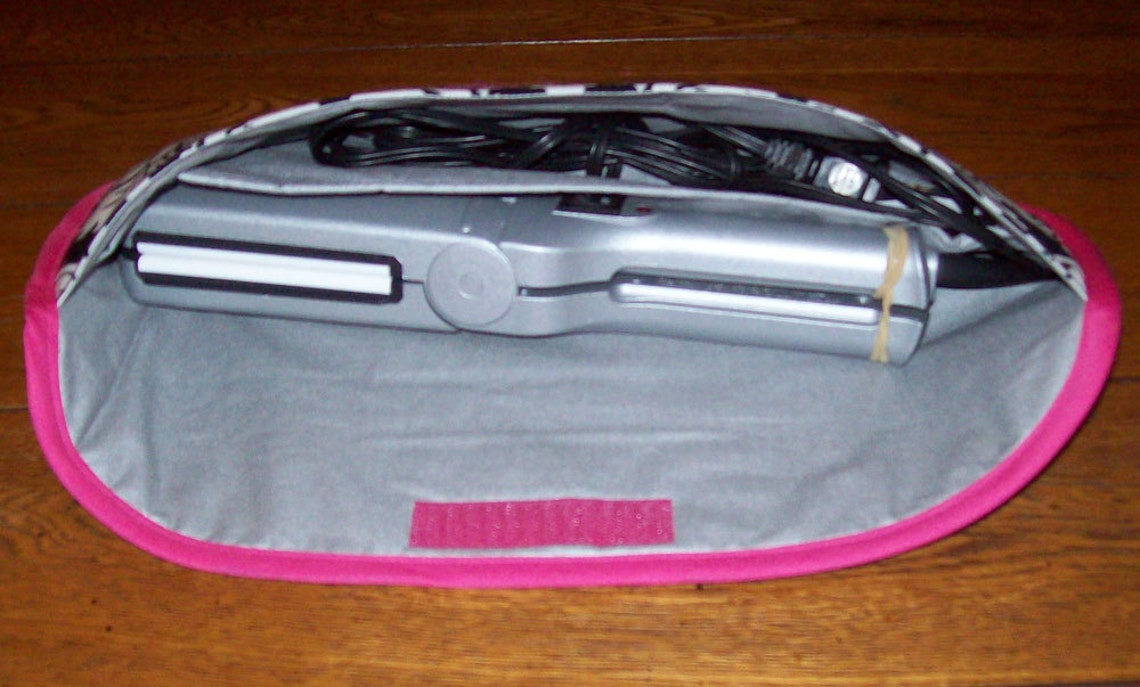 Curling Iron Case / Flat Iron Cover for Travel or the Gym (insulated ...