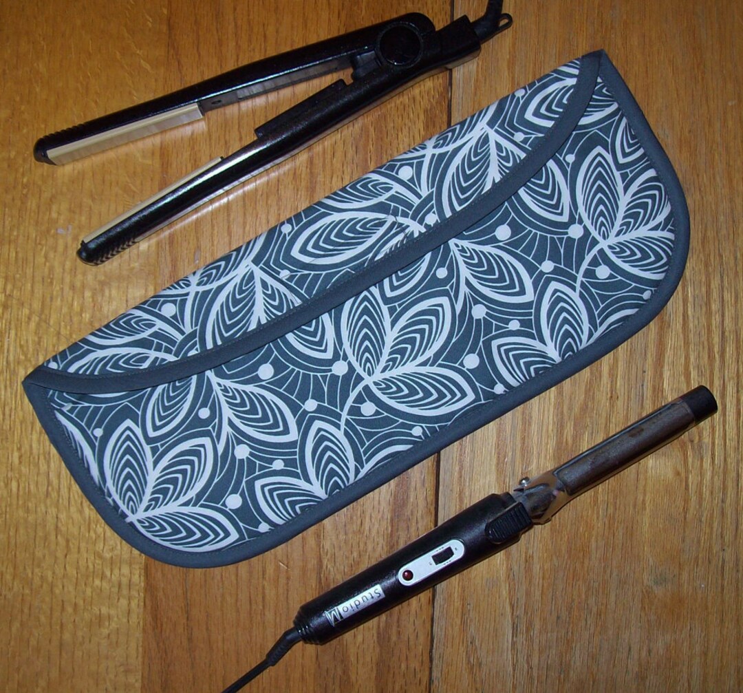Curling Iron Case // Flat Iron Cover // for Travel or the Gym ...