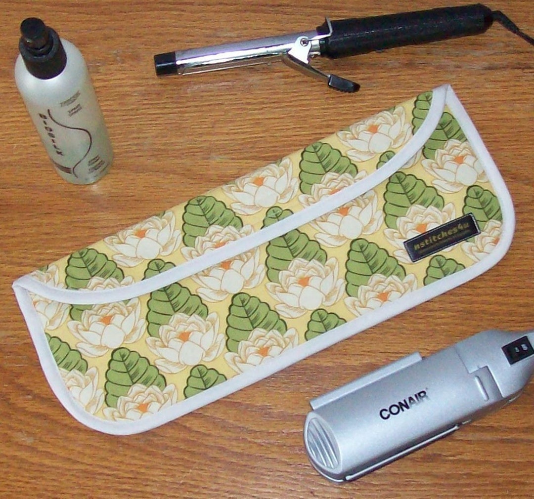 Curling Iron Case / Flat Iron Cover for Travel (insulated) Amy Butler ...