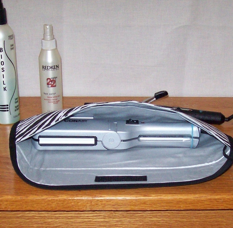 Curling Iron Case / Flat Iron Cover for Travel or the Gym (insulated ...
