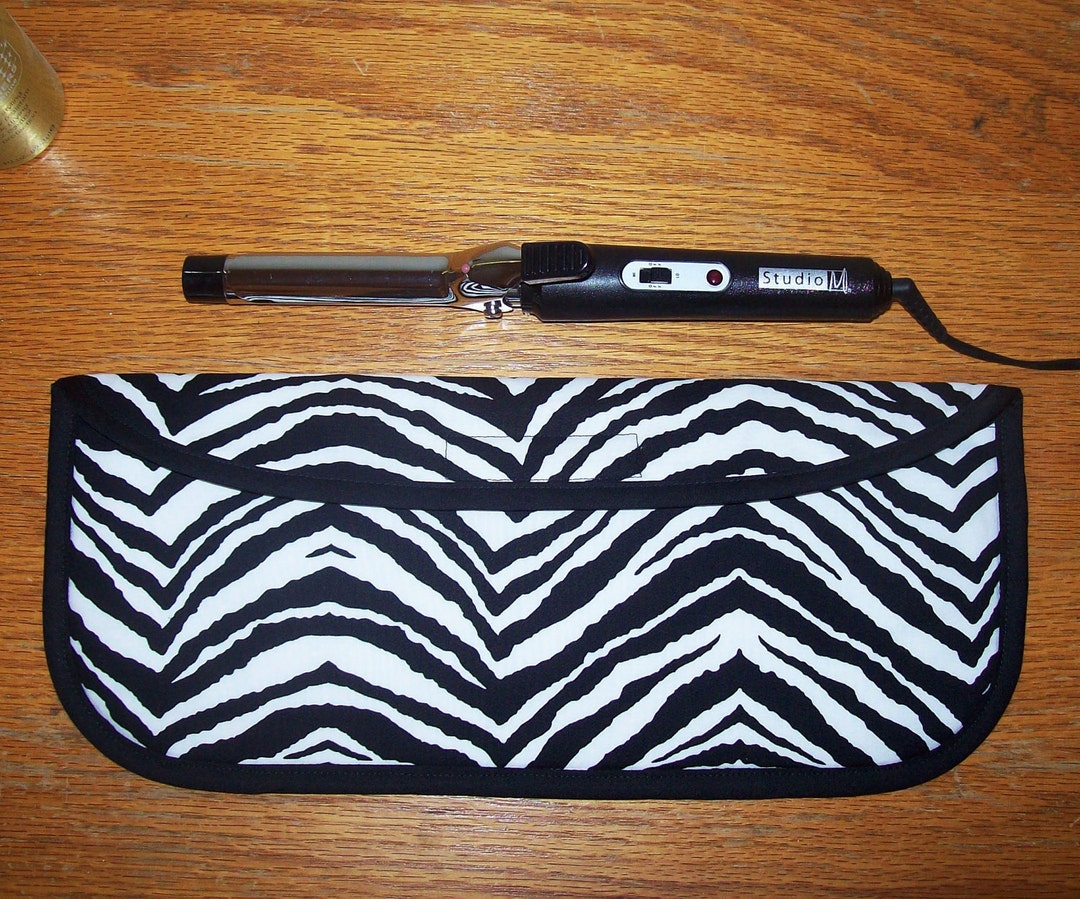 Curling Iron Case / Flat Iron Cover for Travel or the Gym - Insulated ...