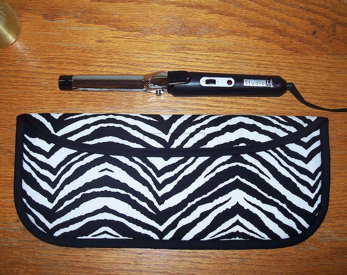 Curling Iron Case / Flat Iron Cover for Travel or the Gym - Insulated ...