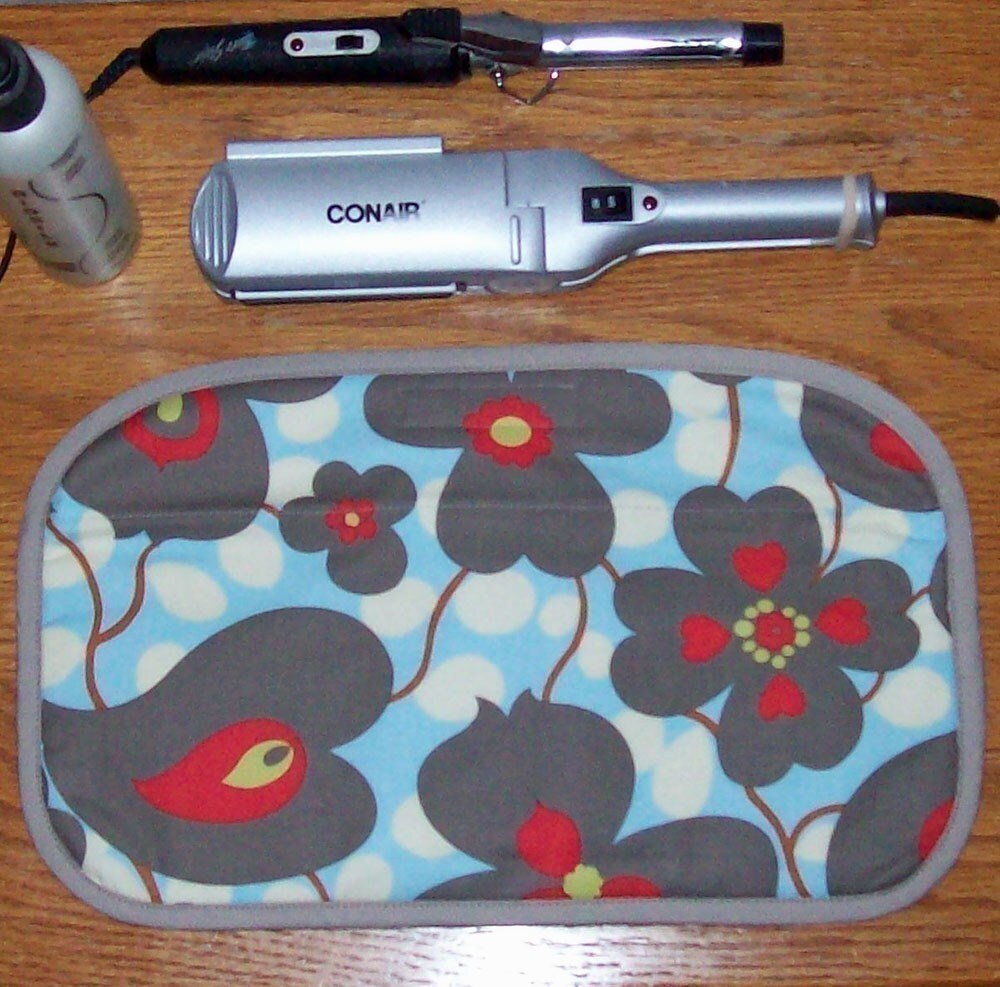 Curling Iron Case / Flat Iron Cover for Travel or the Gym (insulated ...