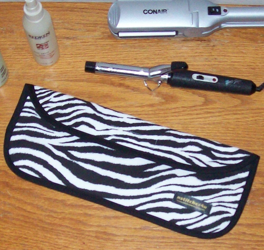 Curling Iron Case / Flat Iron Cover for Travel or the Gym (insulated ...