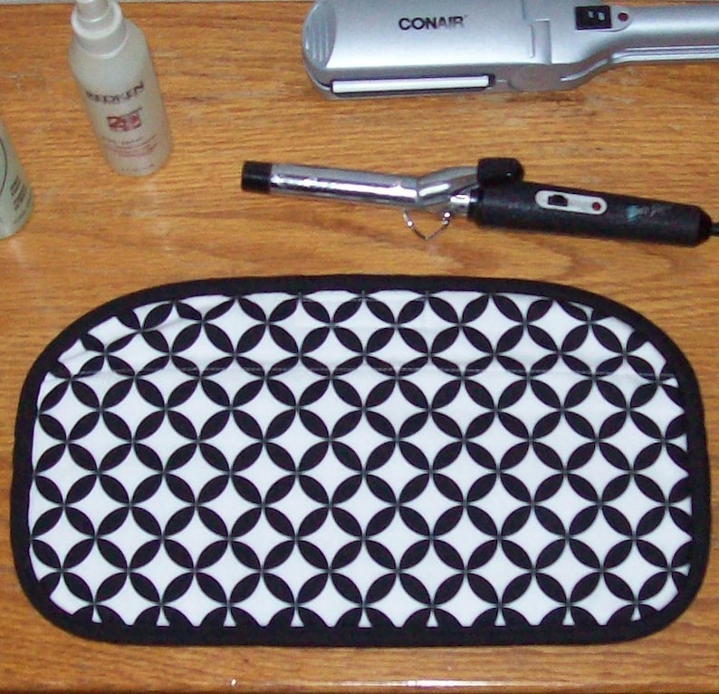 Curling Iron Case // Flat Iron Cover for Travel or the Gym // - Etsy
