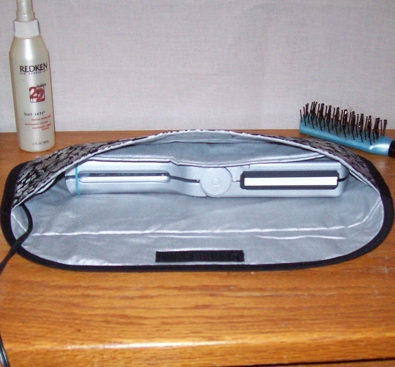 Curling Iron Case / Flat Iron Cover for Travel or the Gym (insulated ...